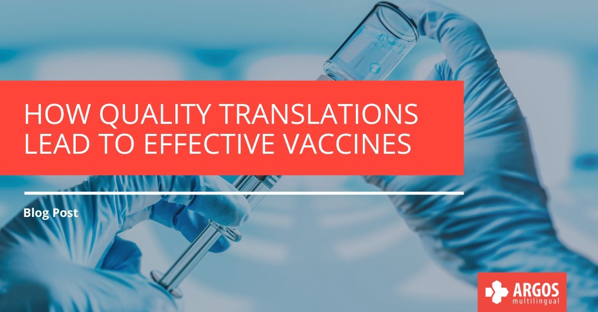 How Quality Translations Lead to Effective Vaccines - Argos Multilingual