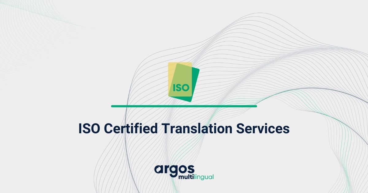 ISO Certified Translation Services