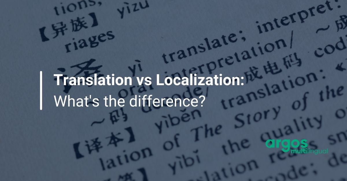 Translation vs. Localization vs. Transcreation: Is there a Difference? Translation vs. Localization vs. Transcreation: Is there a Difference?