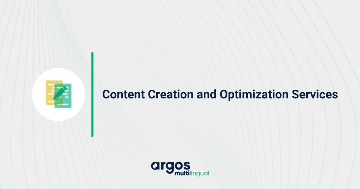 Content Creation and Optimization Services